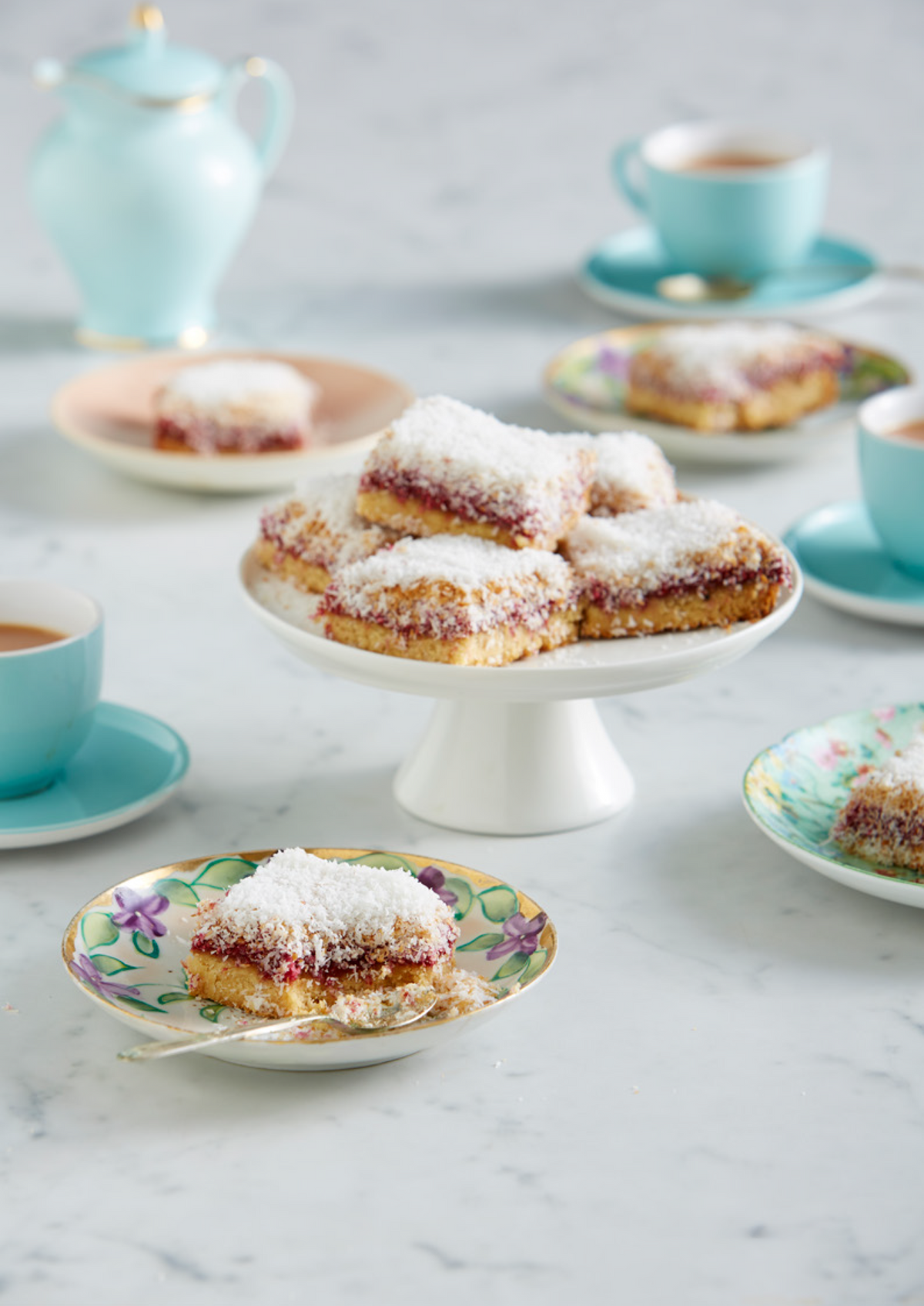 Coconut Jam Slice - I Quit Sugar