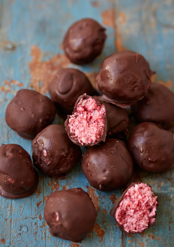 Not Quite Cherry Ripe Bites - I Quit Sugar